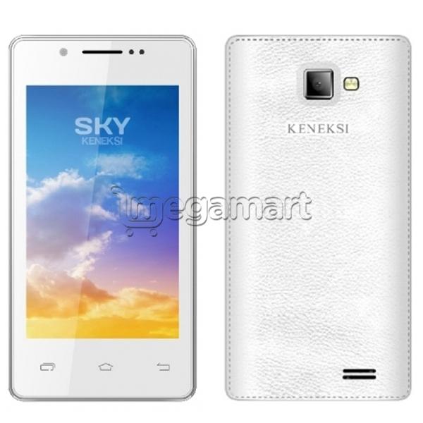 Mobil telefon Keneksi Sky White